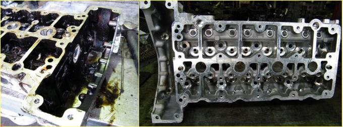 Double Tanks Ultrasonic Engine Cleaner , Waterproof Engine Block ...