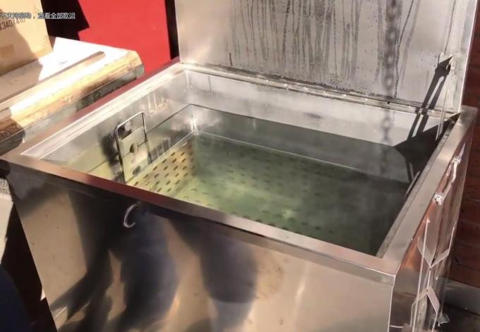 4 Kw Heating Commercial Heated Soak Tank 750 L , Electric Oven Cleaning ...