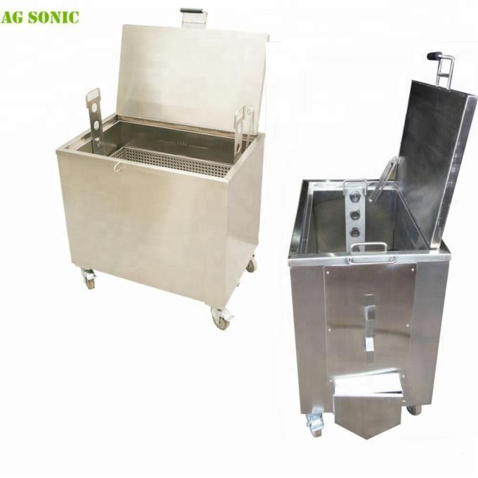 Heated Soak Tank to Clean Carbon from Baking Pans Pizza Pans with Chemical